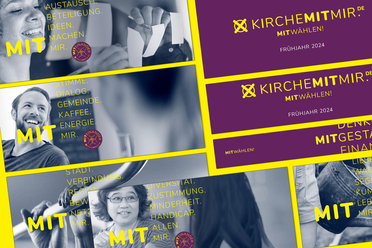Kirche mit mir – Wahl 2024 – Öffentlichkeitsarbeit