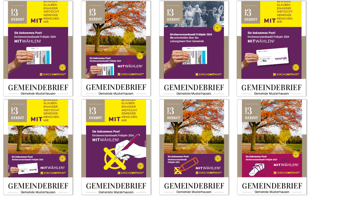 Kirche mit mir – Wahl 2024 – Öffentlichkeitsarbeit