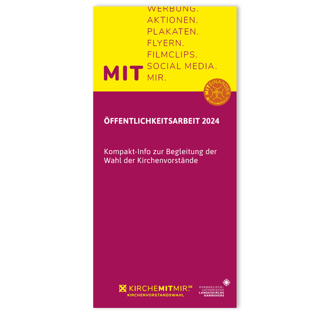 Kirche mit mir – Wahl 2024 – Öffentlichkeitsarbeit